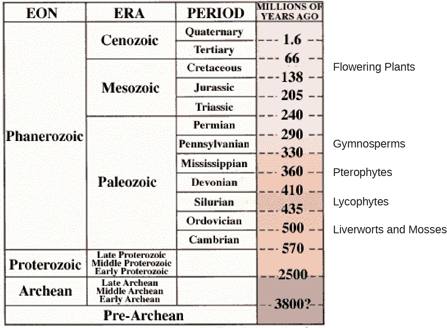 26.1 Evolution of Seed Plants - Biology 2e | OpenStax