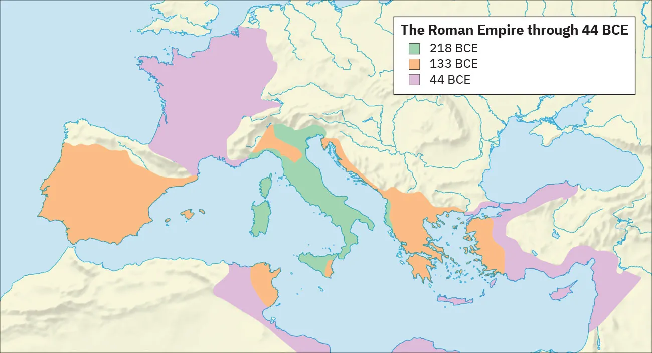 Roman Empire Map Augustus