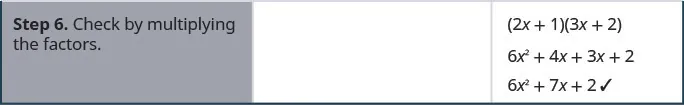 6.2 Factor Trinomials - Intermediate Algebra | OpenStax