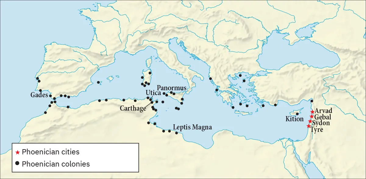 Phoenician Empire Location