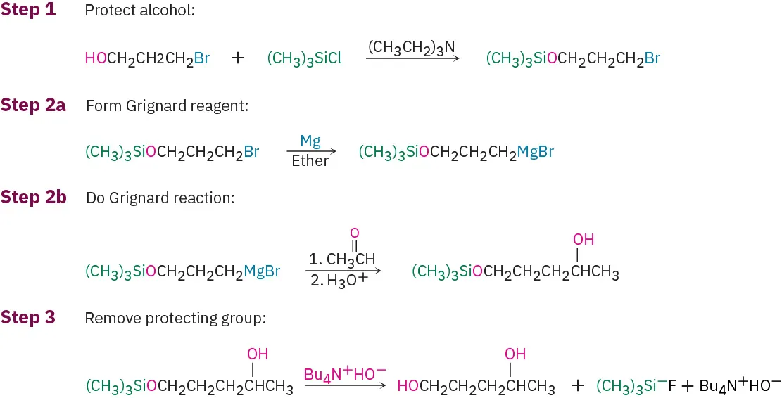 17.8 Protection of Alcohols - Organic Chemistry | OpenStax